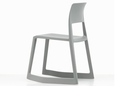 TIP TON RE Chaise empilable en plastique recyclé avec dossier ouvert By ...