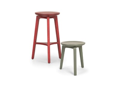 TOD High solid wood stool By True Design | design Parisotto+Formenton ...