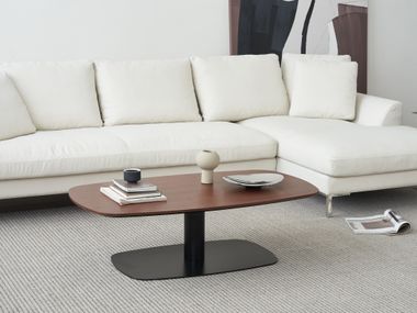 TOFFEE Rectangular wooden coffee table By grado design