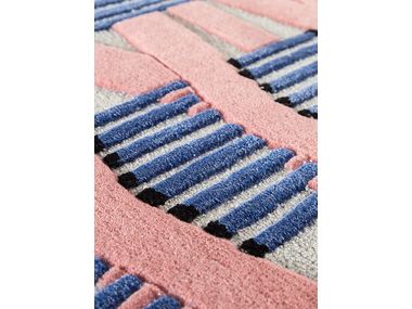 TOP-115 Powder Blue/Powder Blue Handmade rug By Jaipur Rugs | design ...
