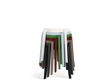 Low stackable polypropylene stool TORRE S Torre Collection By COLOS ...
