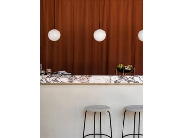 TR BULB LED opal glass pendant lamp By MENU | design Tim Rundle