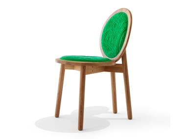 TRANQUEBAR Upholstered Harald cotton and oak chair By Calyah | design ...
