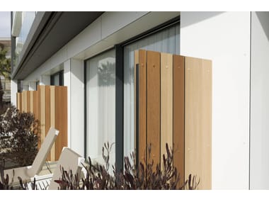 TRESPA® METEON® WOOD DECORS HPL Panel for facade By TRESPA INTERNATIONAL