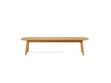 TRIANGLE LEG Oak bench By Hay | design Jones Neville