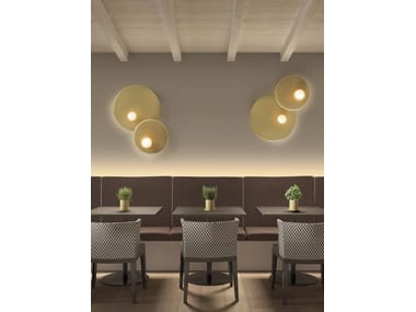Aluminium and steel wall light TRIP DOUBLE Trip Collection By LEDS C4 ...