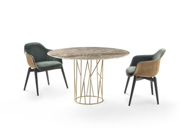 TWIG Tavolo da salotto rettangolare in marmo By Marelli | design Eleonora Pozzi