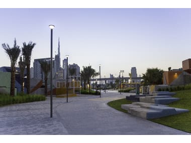 TWILIGHT JOBURG LED die cast aluminium street lamp on pole By iGuzzini