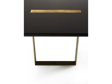 TYRON Rectangular wooden dining table By MARIONI | design Studio 63