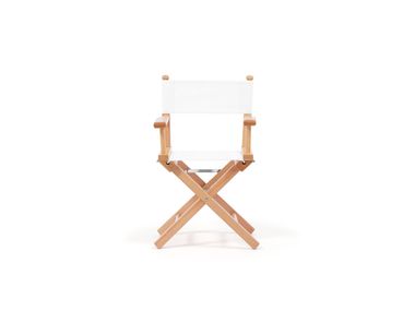 DIRECTOR'S CHAIR PETIT PURE WHITE Folding beech kids chair By Telami