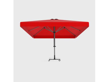 MEGA CRANK-TELESCOPIC SYSTEM RECTANGULAR Garden umbrella By The ...