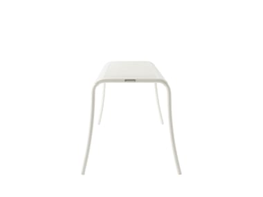 PATIO SLATTED BENCH Garden bench By Tolix | design Pauline Deltour