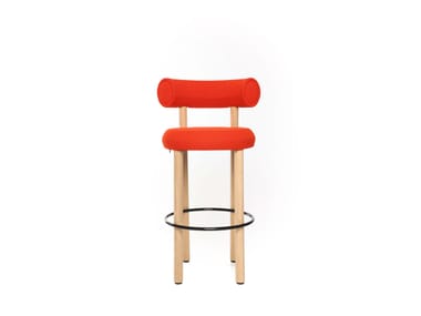 FAT STOOL High upholstered fabric stool By Tom Dixon | design Tom Dixon ...