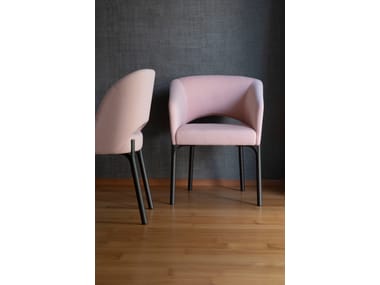 LIBRA Upholstered fabric chair By Tonon | design Matteo Nunziati