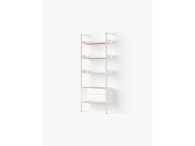 ROMBE IF3 Modular wall-mounted powder coated steel storage wall By ...