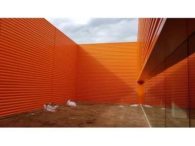 Panel for facade Trapezoidal Sheets LG450 By ELCOM SYSTEM
