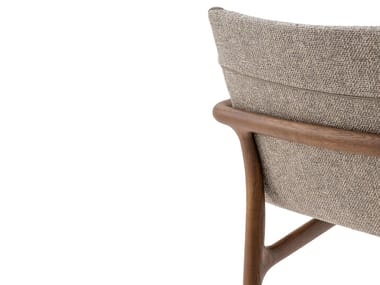 NABI Walnut chair with armrests By Turri