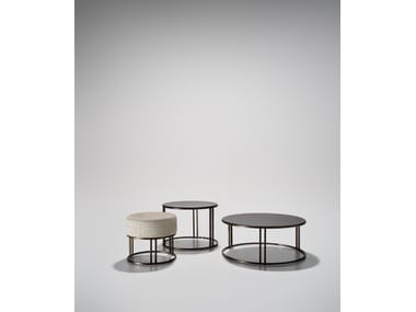ORION Round metal and wooden coffee table By Twils | design Tiziano ...