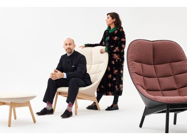 UCHIWA | Footstool By Hay design Doshi Levien
