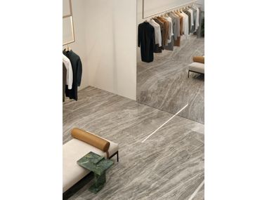 ULTRA MARMI - DAINO GRIGIO Porcelain stoneware wall/floor slabs with ...