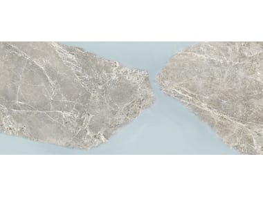 UNIQUE MARBLE MOON GREY Porcelain stoneware wall/floor tiles with ...