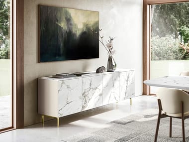 UNIVERSAL | Ceramic sideboard By Calligaris design Gabriele & Oscar Buratti