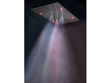 URANO LED ceiling mounted stainless steel overhead shower By Ama Luxury ...