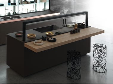 Equipped bridging frame Canal equipado da cozinha By VALCUCINE