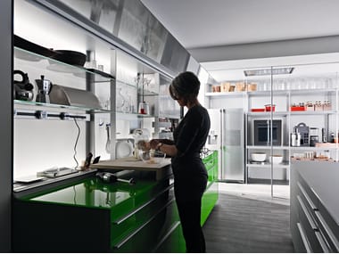 NEW LOGICA Kitchen backsplash By VALCUCINE