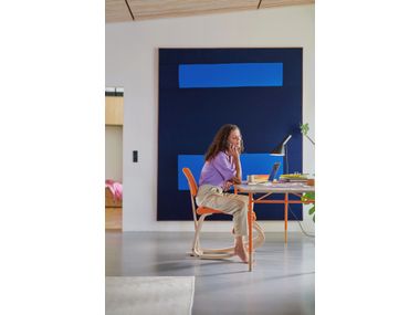 VARIABLE™ PLUS Rocking ergonomic chair in wood and fabric By Varier ...