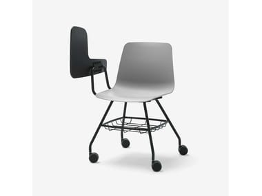 VARYA Polypropylene training chair with castors By INCLASS | design ...