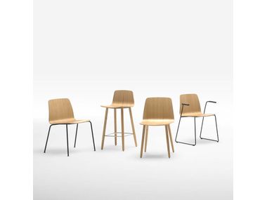 VARYA WOOD | Stackable chair By INCLASS design Simon Pengelly