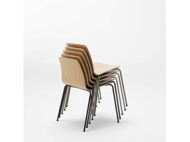 VARYA WOOD | Stackable chair By INCLASS design Simon Pengelly