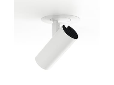 VECTOR Recessed LED adjustable aluminium spotlight By Artemide