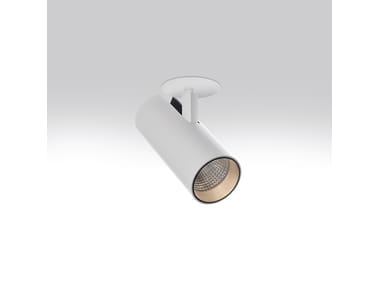 VECTOR LED semi-inset adjustable aluminium spotlight By Artemide