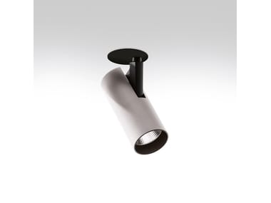 VECTOR LED semi-inset adjustable aluminium spotlight By Artemide