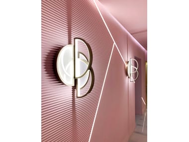 VENUS LED brass wall light By Sicis | design Massimiliano Raggi