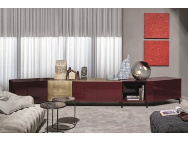 Sideboard with doors VERNER By Meridiani design Andrea Parisio