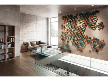 Rivestimento tridimensionale modulare in rame VERTICAL GREEN - DE ...