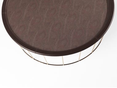VESSEL Round wooden coffee table By ETRO Home Interiors