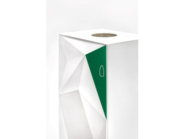 VEVEY Metal waste paper bin for waste sorting By Made Design | design ...