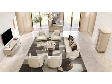 VICTOR Rectangular wooden console table with drawers By A.R ...