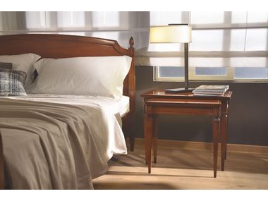VILLA BORGHESE Cherry wood double bed By SELVA