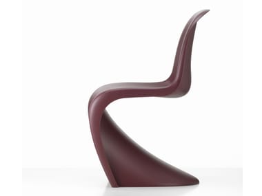 Cantilever polypropylene chair VITRA - PANTON CHAIR BORDEAUX By In ...