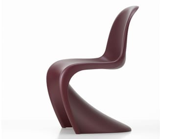 Cantilever polypropylene chair VITRA - PANTON CHAIR BORDEAUX By In ...