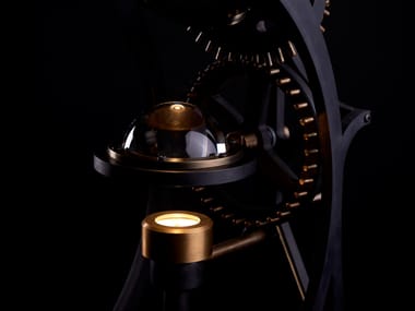 LED brass table lamp VITRUVIAN By Karice Lighting design Maurice ...