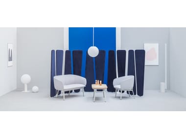 VIVA | Room divider Freestanding fabric office screen By MDD