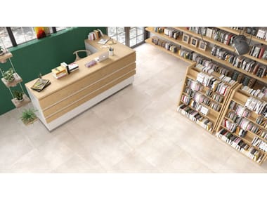 Porcelain stoneware wall/floor tiles with concrete effect VOLCANO By ...