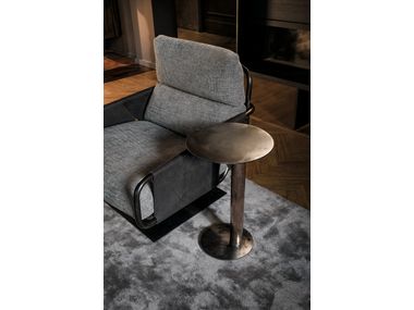 VOYAGE Swivel leather armchair with armrests By Henge | design Massimo ...