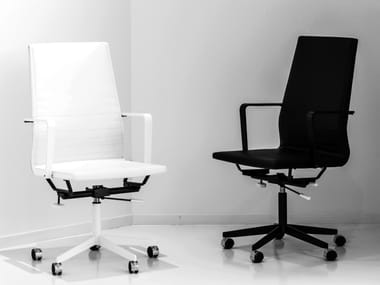 VVD Height-adjustable office chair with castors with 5-Spoke base By ...